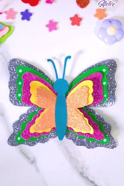 Mariposas Con Foami O Goma Eva Moldes Gratis