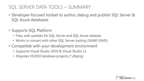 Database Schema Management Deployment Using Sql Server Data Tools
