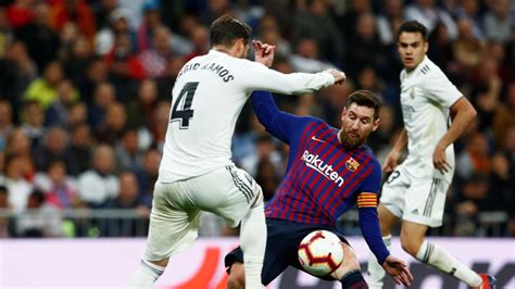 Sergio Ramos and Messi square up as Clásico tensions rise AS