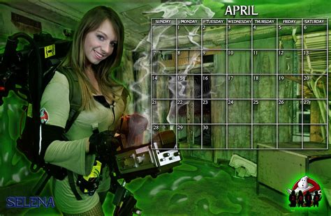 SEXY GHOSTBUSTER CALENDAR APRIL Ghostbusters News