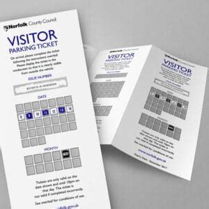 Parking Scratch Cards Custom Scratchcard Parking Permits