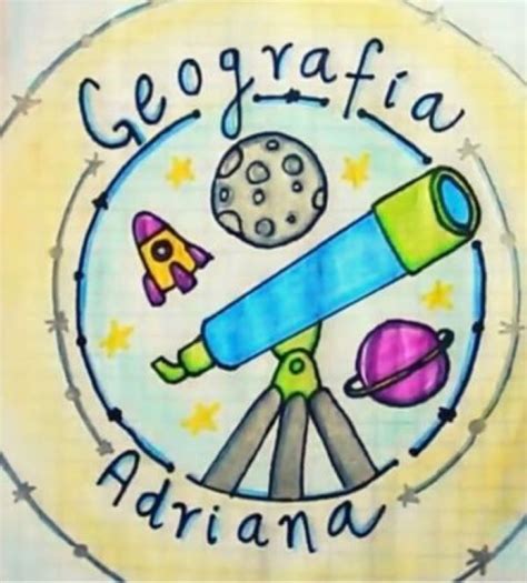 Portadas de geografía fáciles para imprimir secundaria