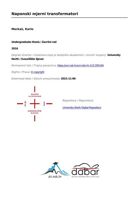 Pdf Naponski Mjerni Transformatori Dokumen Tips