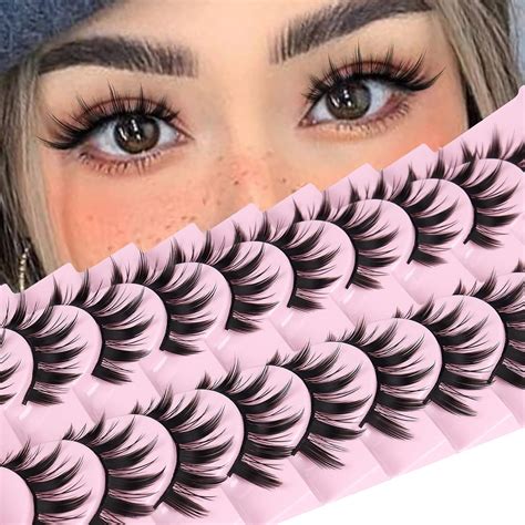 Amazon False Eyelashes Pairs Manga Lashes Japanese Style Anime