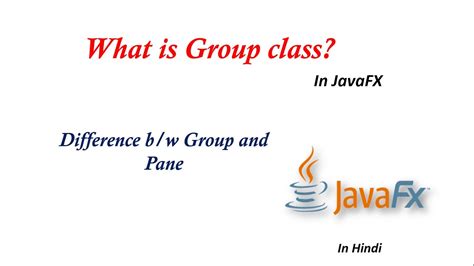 Javafx Tutorial Group Class Youtube