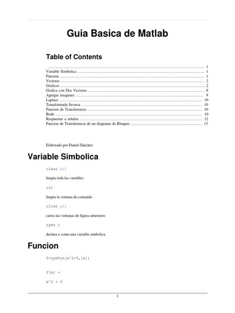 guia basica matlab pdf matlab desarrollo de software