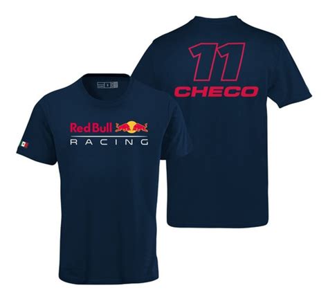 Red Bull Racing Official Formula Merchandise Sergio Checo Perez Logo T