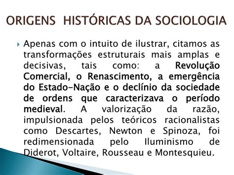 PPT INTRODUÇÃO À SOCIOLOGIA PowerPoint Presentation free download