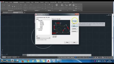How Do I Change Dimension Text Height And Arrow Size In AutoCAD 2015
