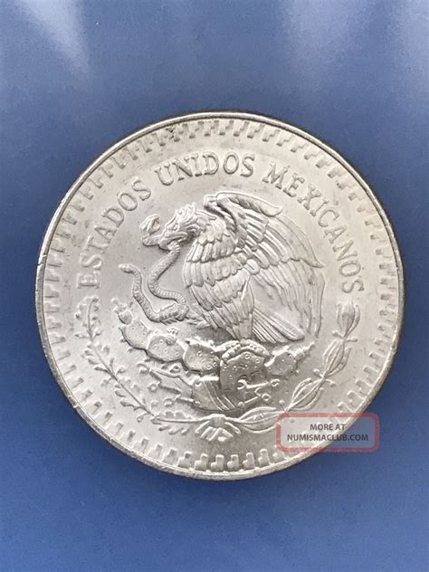 1983 Mexico Libertad 1 Oz Onza 999 Silver Plata Pura Round Mexican Bu Coin