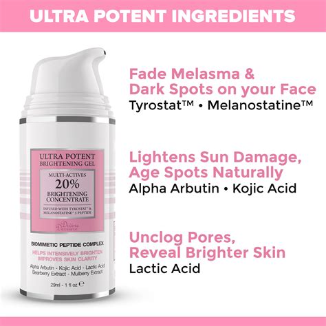 2 Hydroquinone Dark Spot Corrector Remover Brightening Serum Skin
