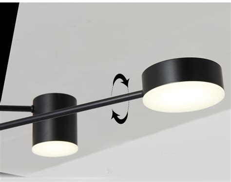 Look żyrandol nowoczesny 6 punktowy czarny ILUMINAR w dobrym świetle