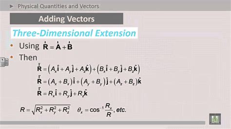 physics introduction ch1 vectors adding vectors using unit vectors youtube