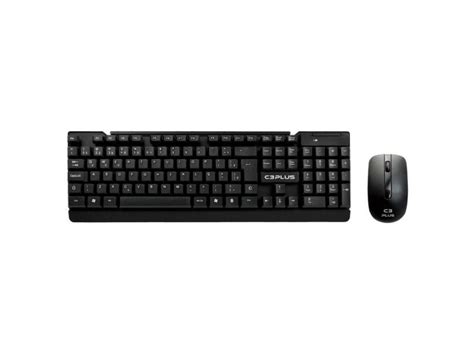 Kit Teclado E Mouse Sem Fio C Tech K W Bk Abnt Dpi Em