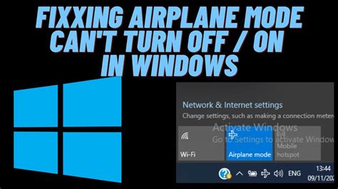 How To Fix Airplane Mode Can T Turn OFF ON In Windows Airplane Mode