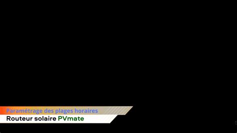 Plages Horaires Routeur Solaire Pvmate Youtube