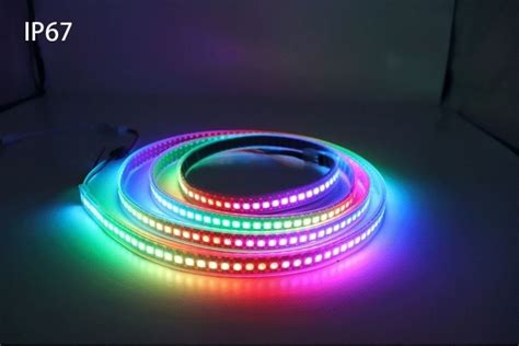 Fita Led Ws Rgb Endere Vel V W Led Ip