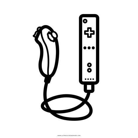 Video Game Controller Coloring Page Ultra Coloring Pages