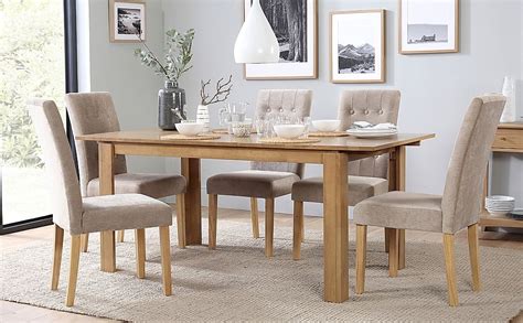 Bali Extending Dining Table 4 Regent Chairs Natural Oak Finished