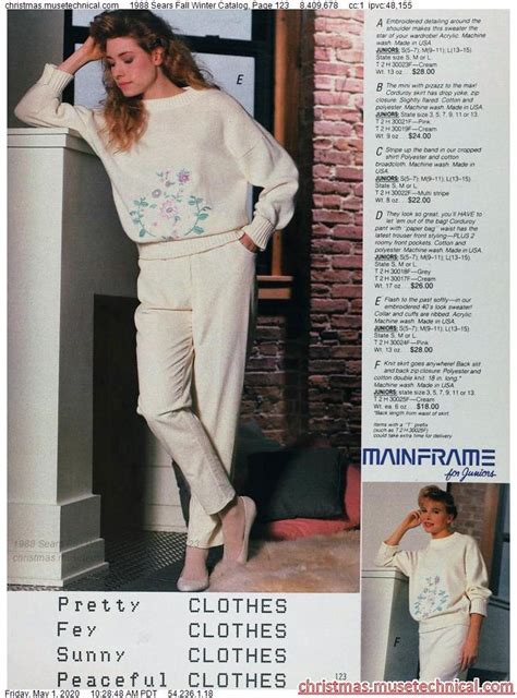 1988 Sears Fall Winter Catalog Page 123 Christmas Catalogs Holiday
