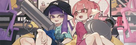 Inkling Player Character Inkling Girl Callie And Pearl Splatoon And