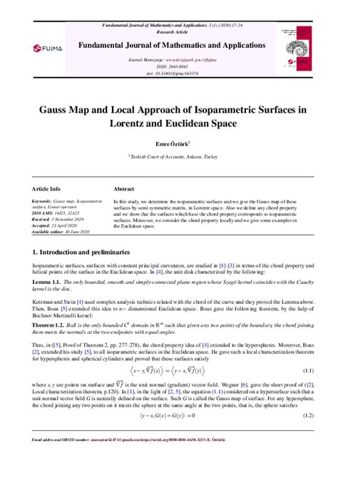 pdf gauss map and local approach of isoparametric surfaces in lorentz and euclidean space