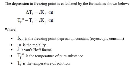 answered calculate the freezing point and… bartleby