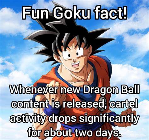 Whenever New Dragon Ball Content Is Released Cartel Activity Drops