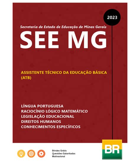 Apostila SEE MG ATB Assistente Técnico de Educação Básica 2023