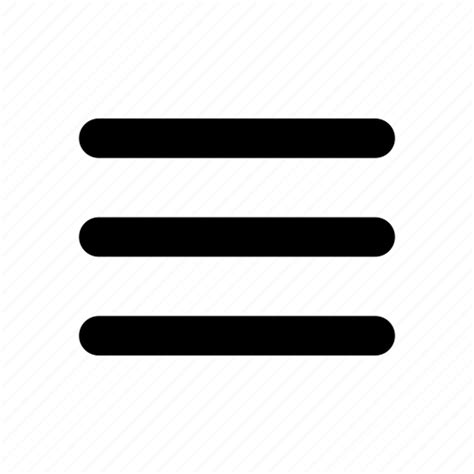 Burger Hamburger Menu Icon