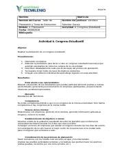 Actividad 6 Taller de Planeación y toma de decisiones docx Reporte