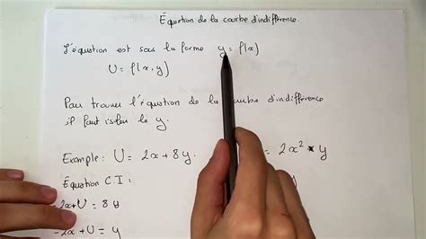 Trouver L Quation D Une Courbe Dindiff Rence Partir Dune Fonction