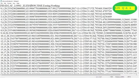 LAT LONG TO UTM COORDINATES GIS Q A ArcGIS TUTORIAL USING