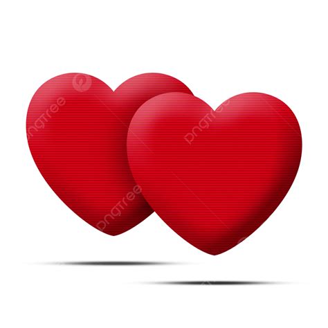 Dos Corazones Unidos Png Dibujos Dos Corazones Rojos Corazones Rojos