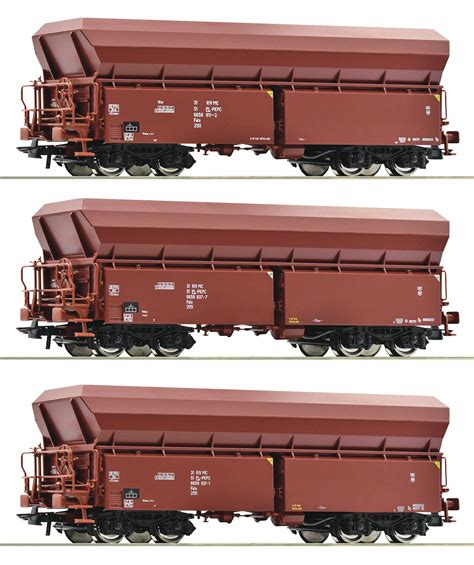 ROCO 77037 Zestaw wagony samowyładowcze PKP Cargo 13198542690 Allegro pl