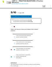 Unit2 Pmilestone V1 Pdf UNIT 2 PRACTICE MILESTONE 2 Practice