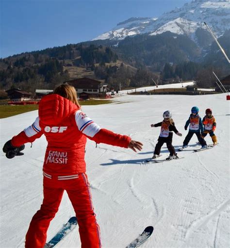 Cours collectifs de ski Débutant à 2ème Étoile esf Sixt Fer à Cheval