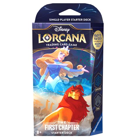 Disney Lorcana The First Chapter Starter Deck Sapphire And Steel Gry