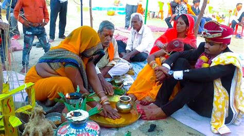 Indian Bagheli Marriage Kaleva And Baind Baja Dance Ramshiroman Sang