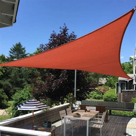 Shade Beyond 16 X16 X16 Sun Shade Sail Triangle Canopy Rust Red