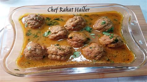 Meatballs Curry Recipe Kofta Curry Beef Kofta Recipe Bakra Eid