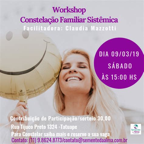 Workshop Constela O Familiar Sist Mica Em S O Paulo Sympla