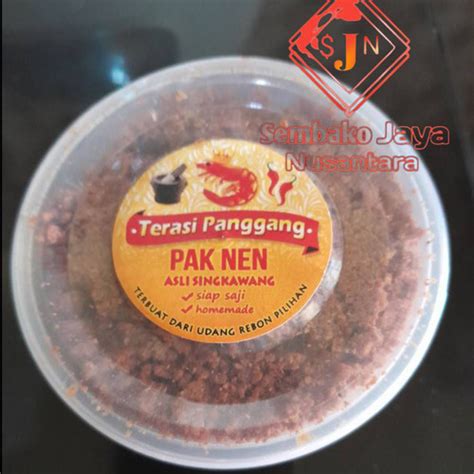 Jual Trasi Terasi Pak Nen Khas Kalimantan Asli Singkawang 500gr