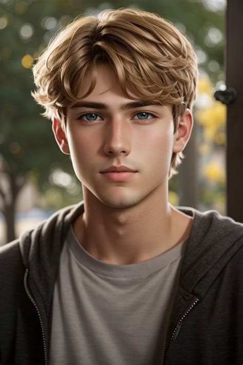 A Boy With Blond Hair And Blue Eyes Sandy Blonde Hair Blonde Hair