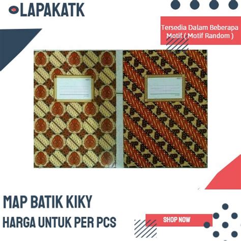Jual Stop Map Batik Folio KIKY 1PCS Shopee Indonesia