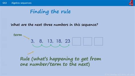 how to generate and describe sequences