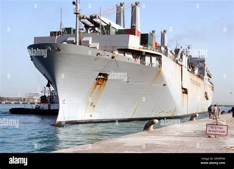 US Navy Tugboats Ease The Military Sealift Command MSC Fast Sealift