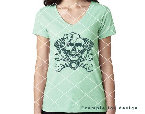 Skull Mechanic Svg Repair Tools Svg Skull Svg Wrench Svg Etsy