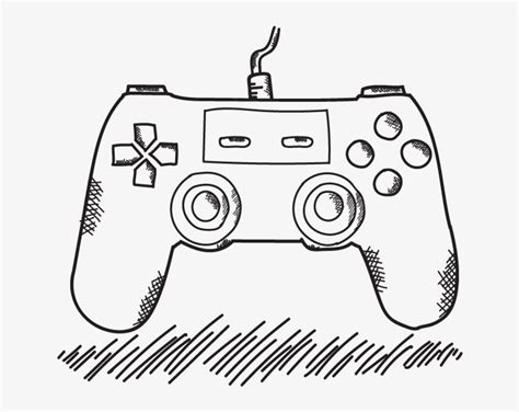 Drawing Of A Ps Controller At Paintingvalley Explore Collection