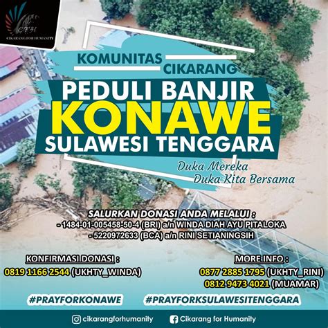 Peduli Banjir Poster Coretan